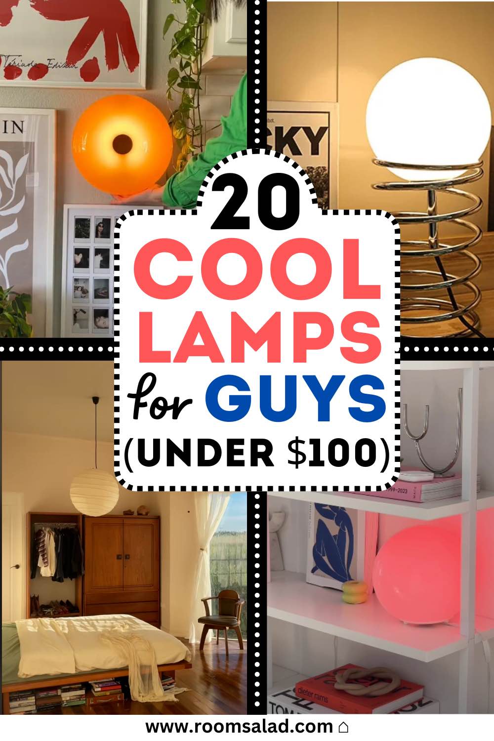 20 Best Affordable Cool Lamps for Guys (Under $100) - ⌂ room salad